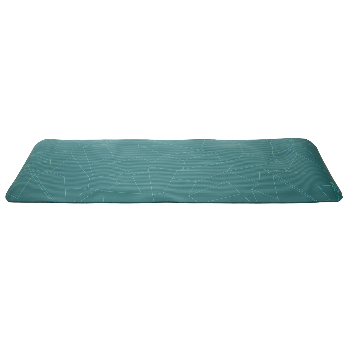 10mm Line Geo Printed Exercise Mat – Teal – GoZone – GoZone Canada